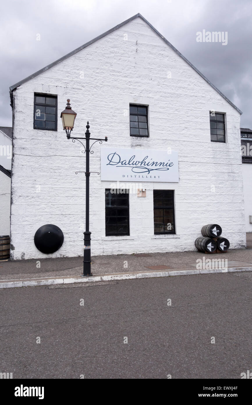 Dalwhinnie Distillery Scottish Highlands Scotland UK Stock Photo - Alamy