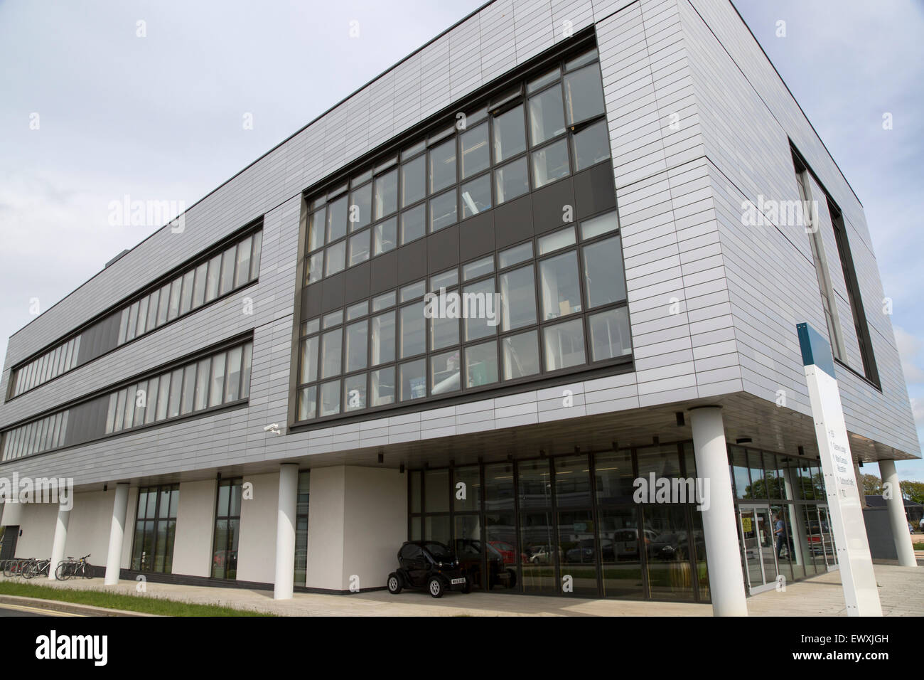 Modern architecture at Tremough campus, University of Falmouth, Penryn ...