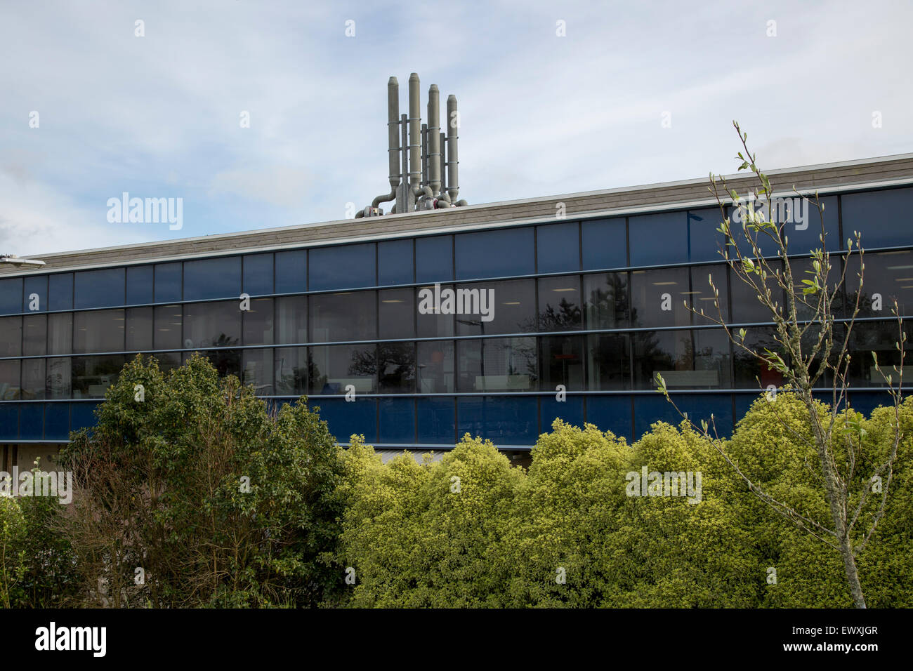 Modern architecture at Tremough campus, University of Falmouth, Penryn ...