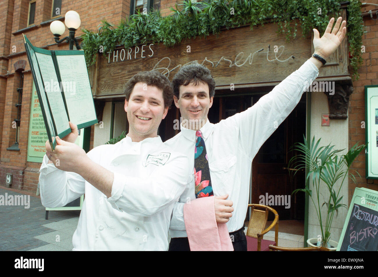 Terry and Jamie Corless, Directors from Thorpes Restaurant in Thorp ...