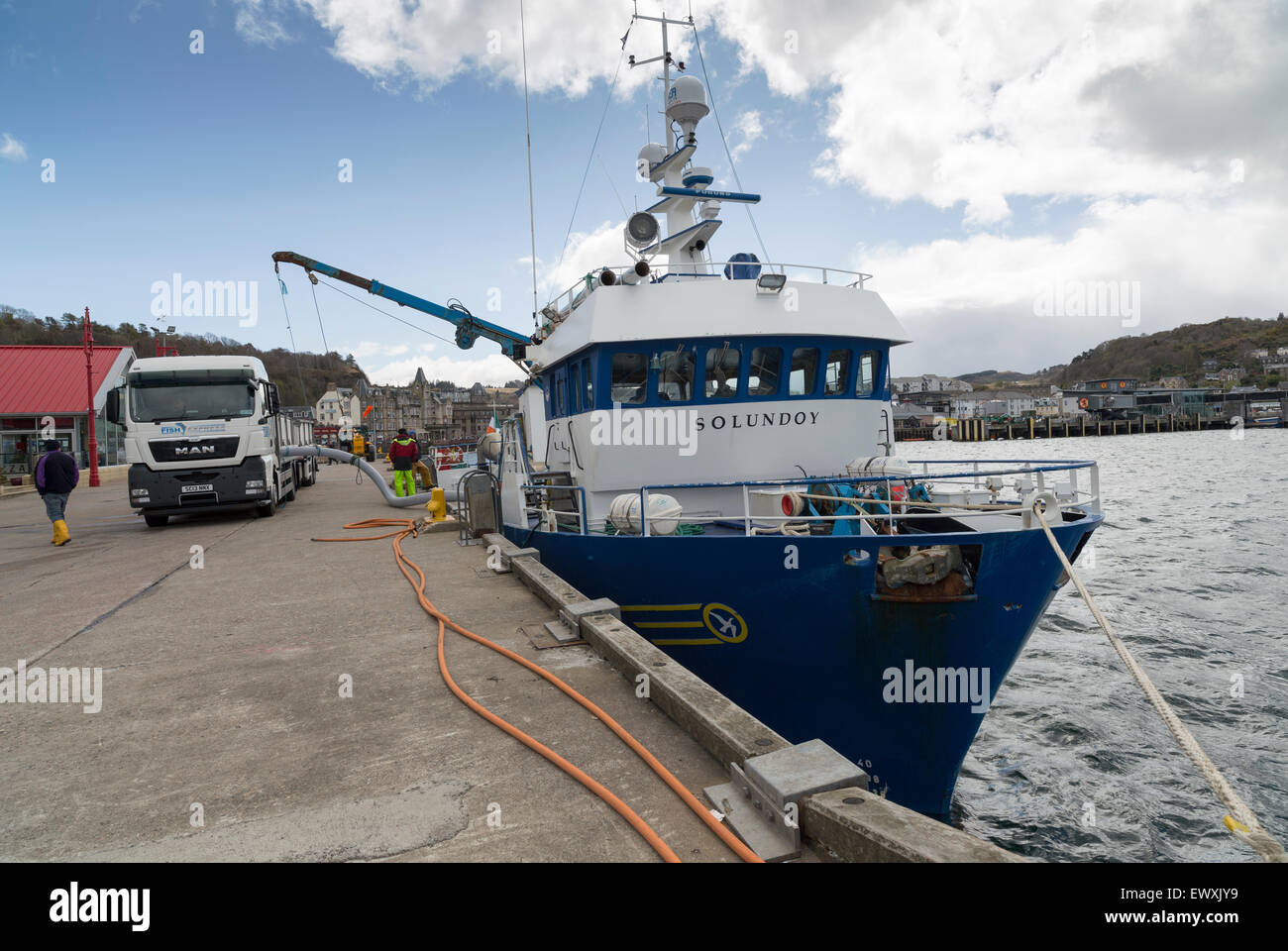 Fishing Vessel at Oban Harbour, Scottish Highland, Scotland, UK Stock ...