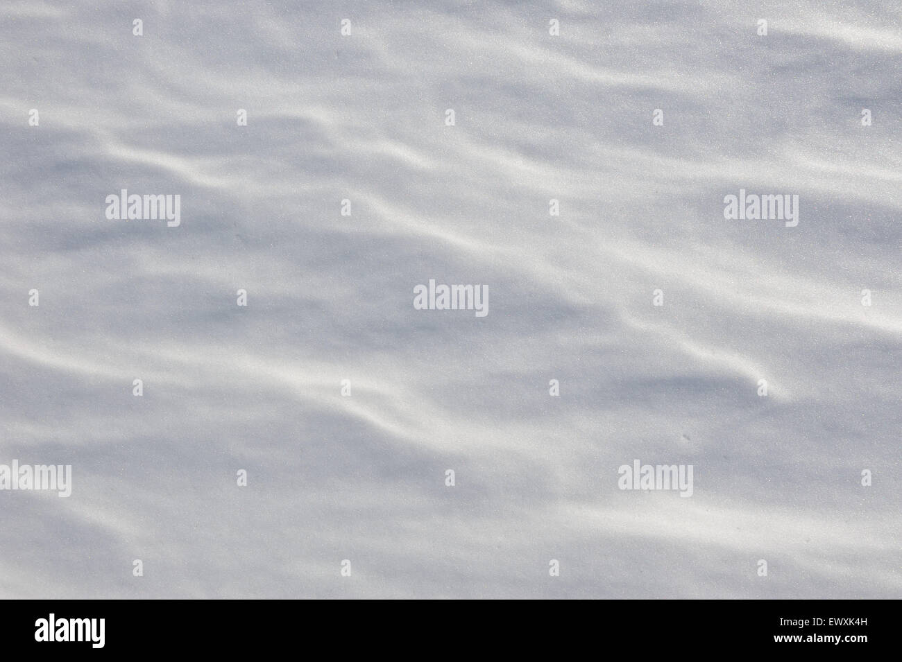 Thin crust of ice over snow Stock Photo - Alamy