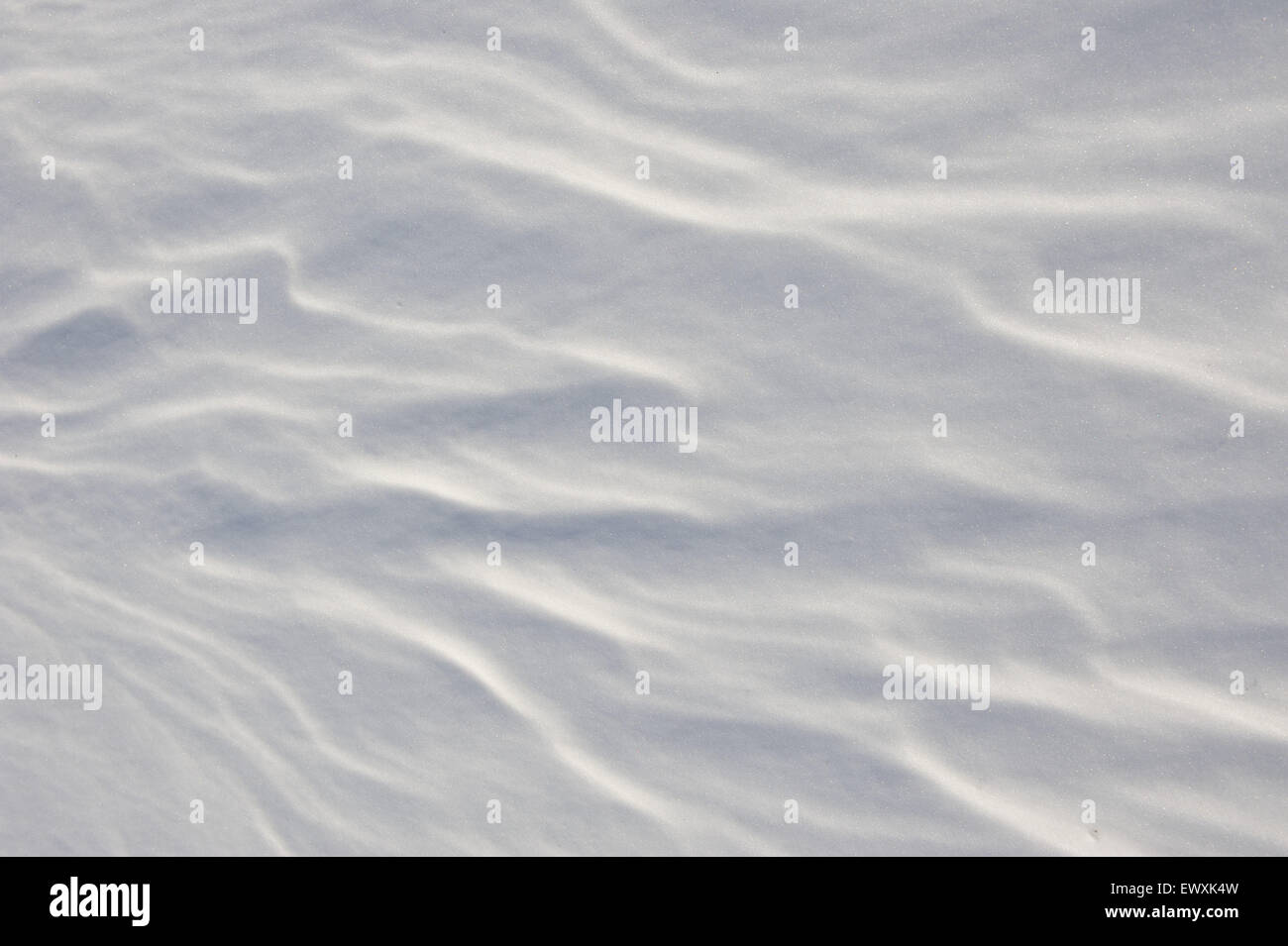 Thin crust of ice over snow Stock Photo - Alamy