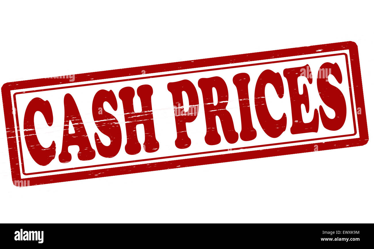 Stamp with text cash prices inside, illustration Stock Photo - Alamy