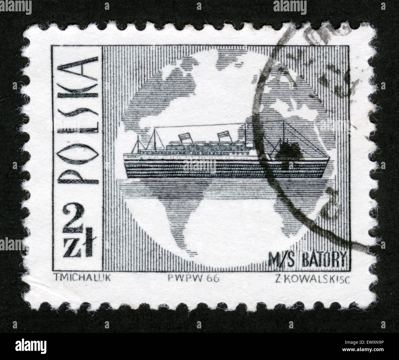 Poland postage stamp hi-res stock photography and images - Alamy