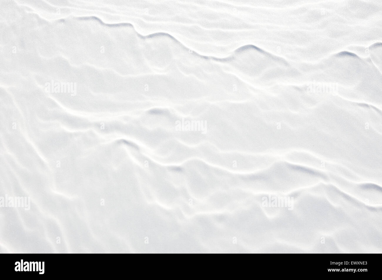 Thin crust of ice over snow Stock Photo - Alamy