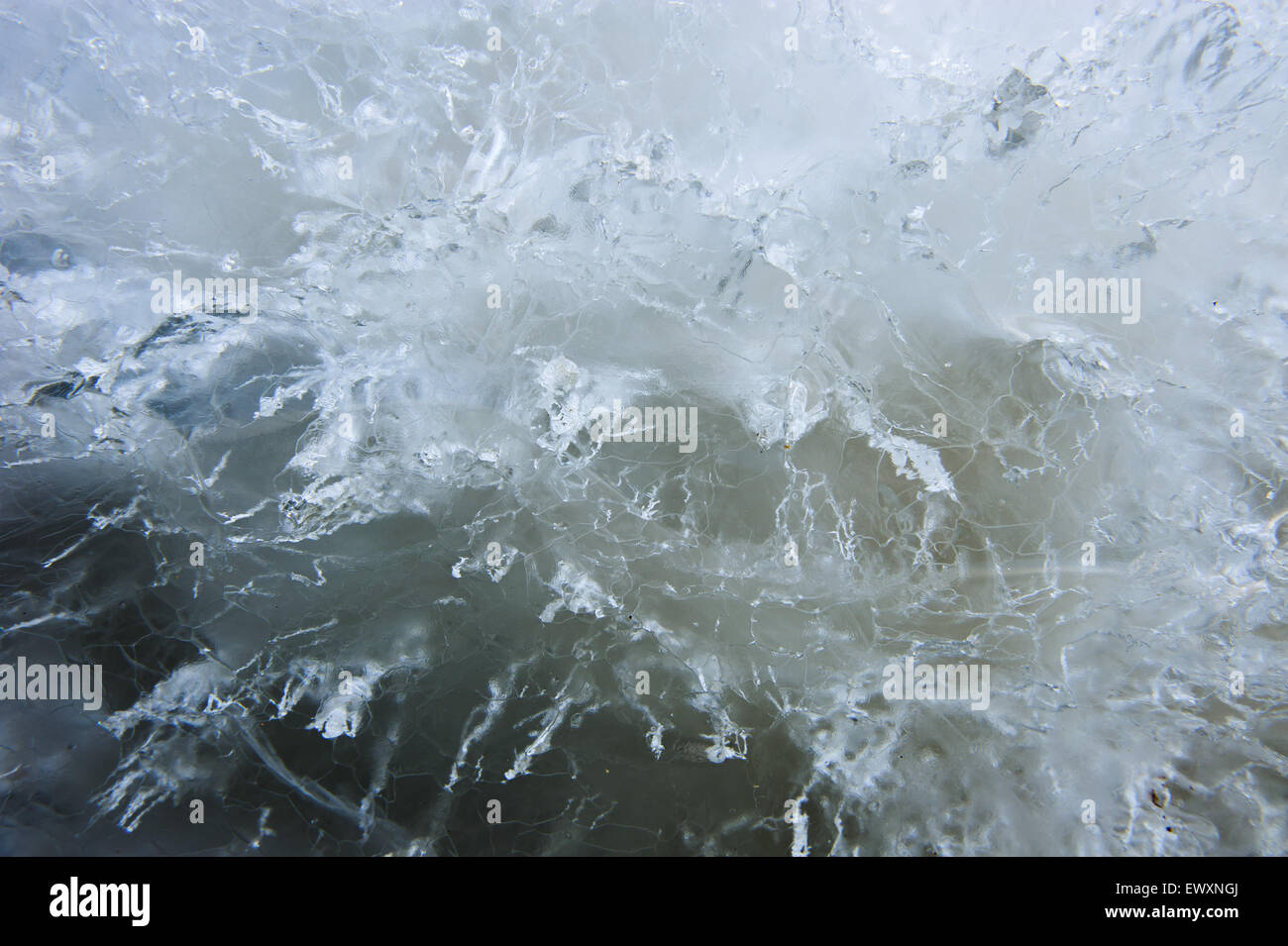 Close up background of ice Stock Photo - Alamy