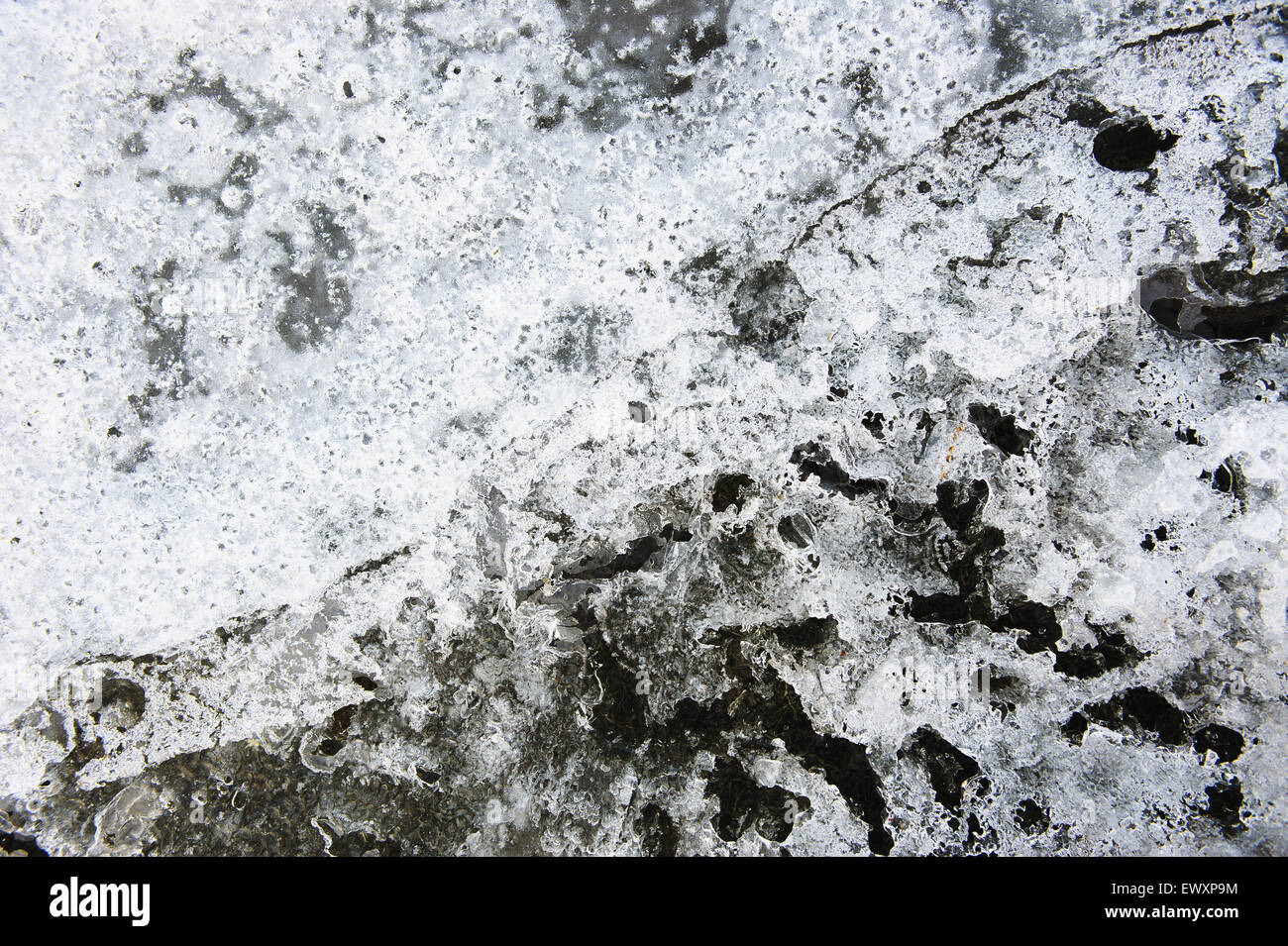 Close up background of ice Stock Photo - Alamy