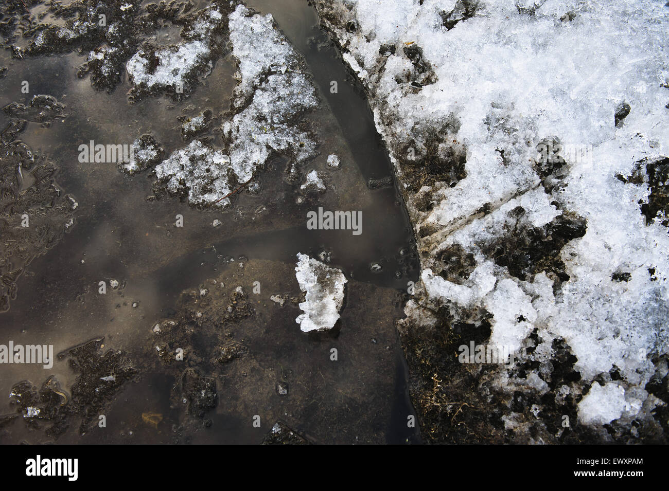 Close up background of ice Stock Photo - Alamy