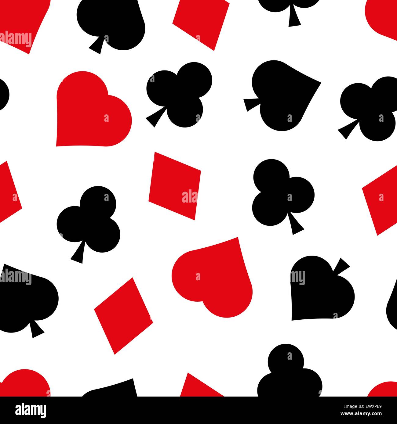 Playing card pattern hi-res stock photography and images - Alamy