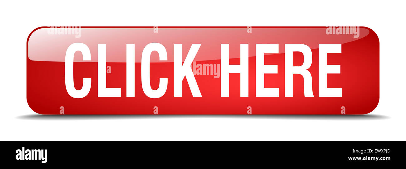 click here red square 3d realistic isolated web button Stock Photo - Alamy