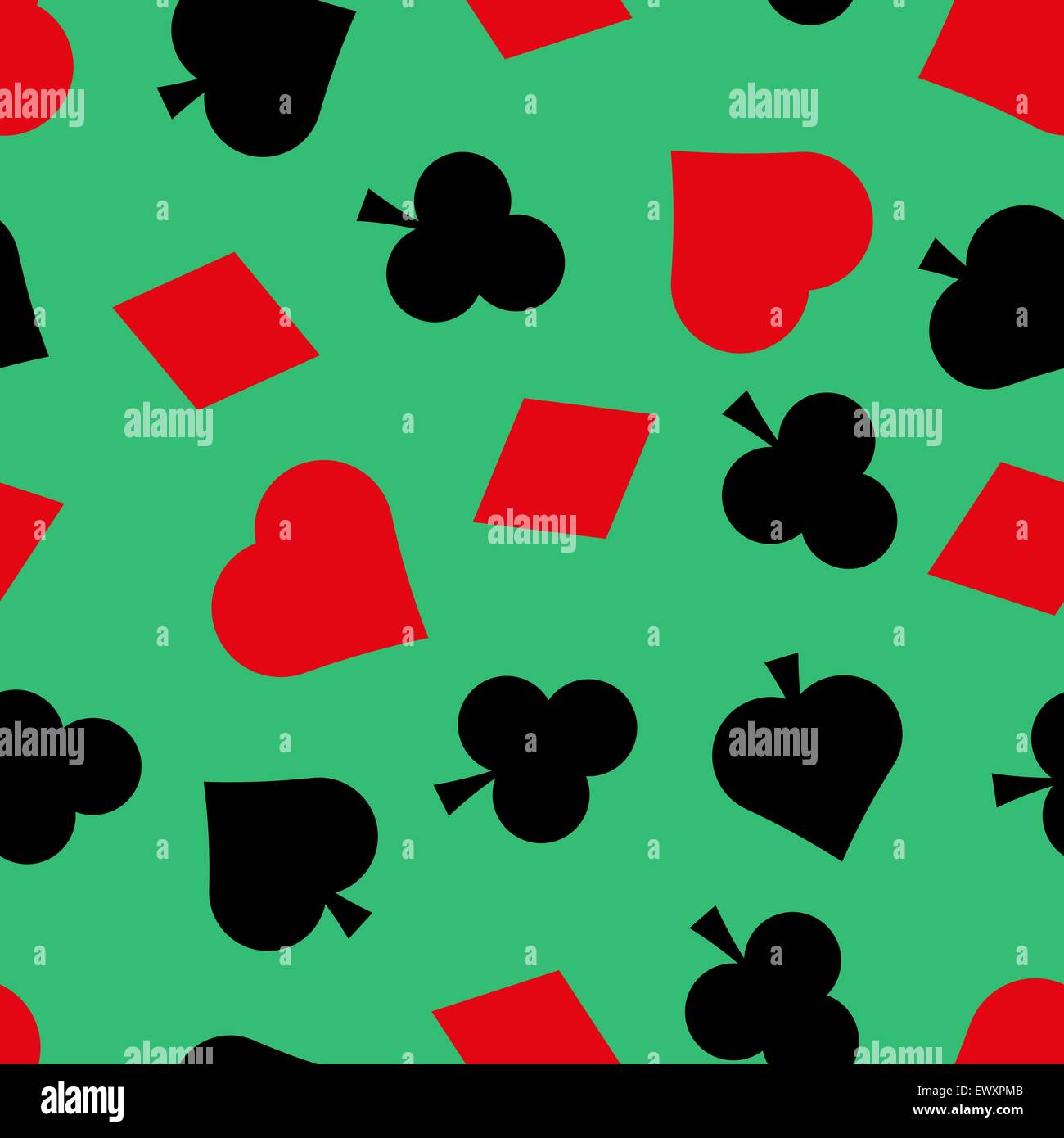 Playing card pattern hi-res stock photography and images - Alamy