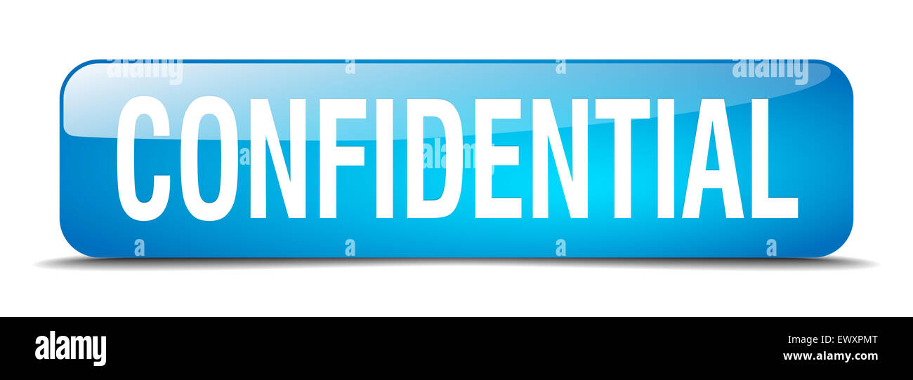 Confidential icon confidential website button Cut Out Stock Images ...