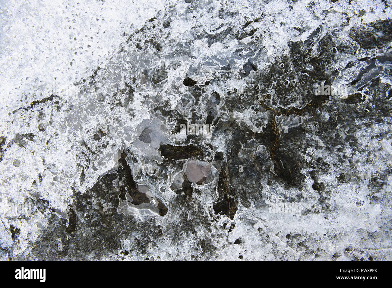 Close up background of ice Stock Photo - Alamy