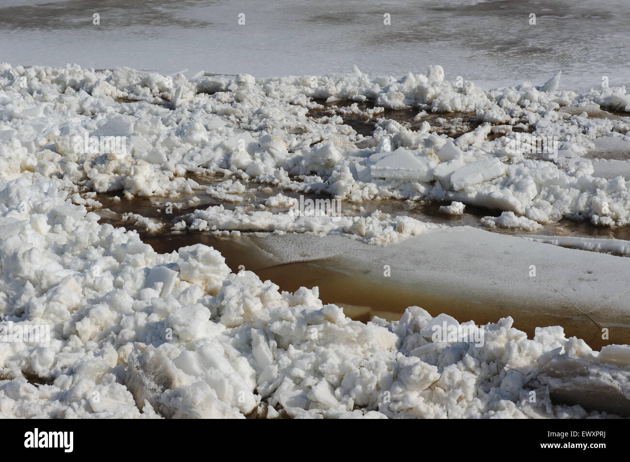 Thawing of ice Stock Photo - Alamy