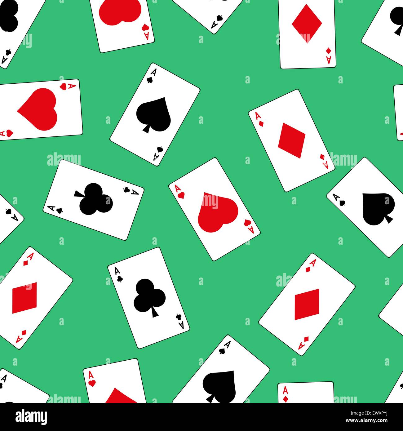 Playing card pattern hi-res stock photography and images - Alamy