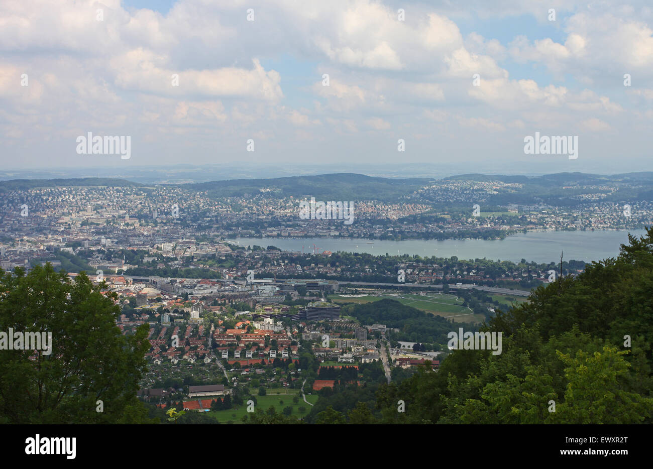 Panoramic view of the zurich lake hi-res stock photography and images ...