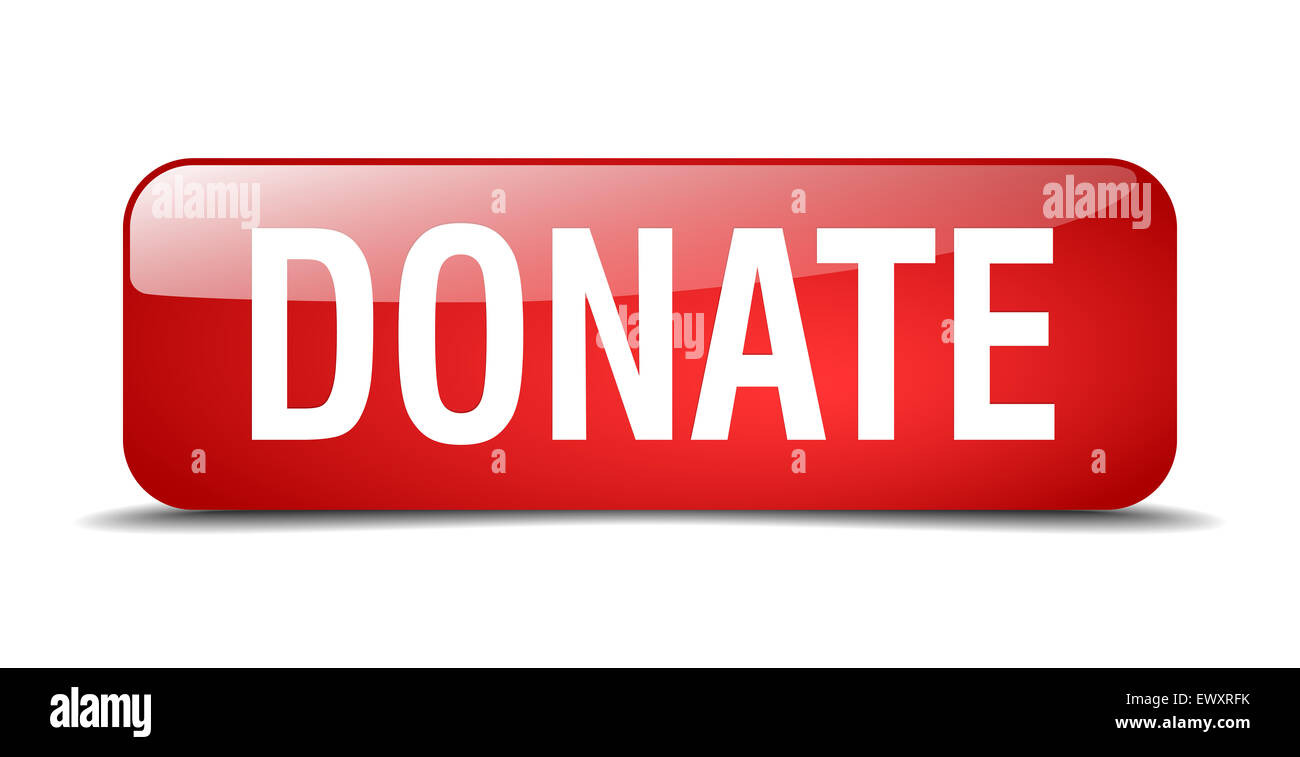 Donate red 3d square hi-res stock photography and images - Alamy