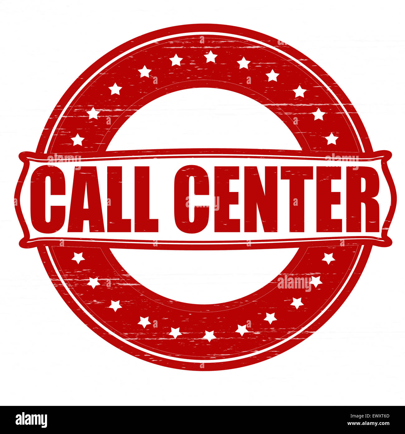 Stamp with text call center inside, ilustration Stock Photo - Alamy