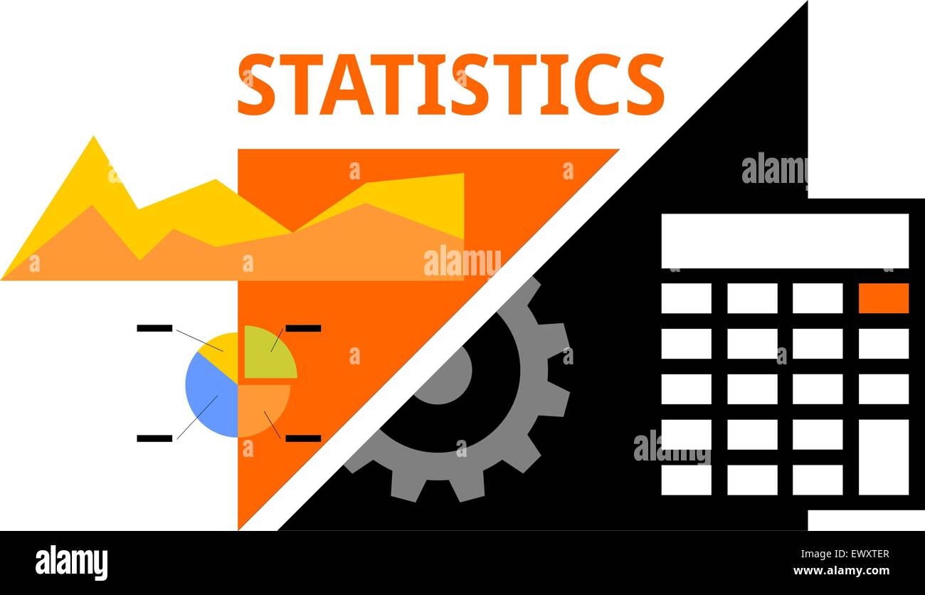 An illustration showing a statistics concept Stock Vector Image & Art ...
