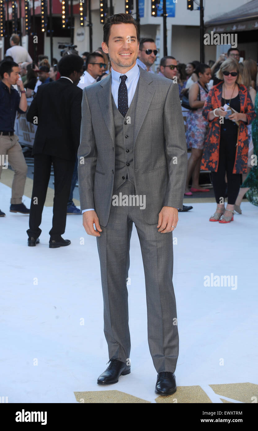 American actor Matt Bomer attends the European Premiere of Magic Mike ...