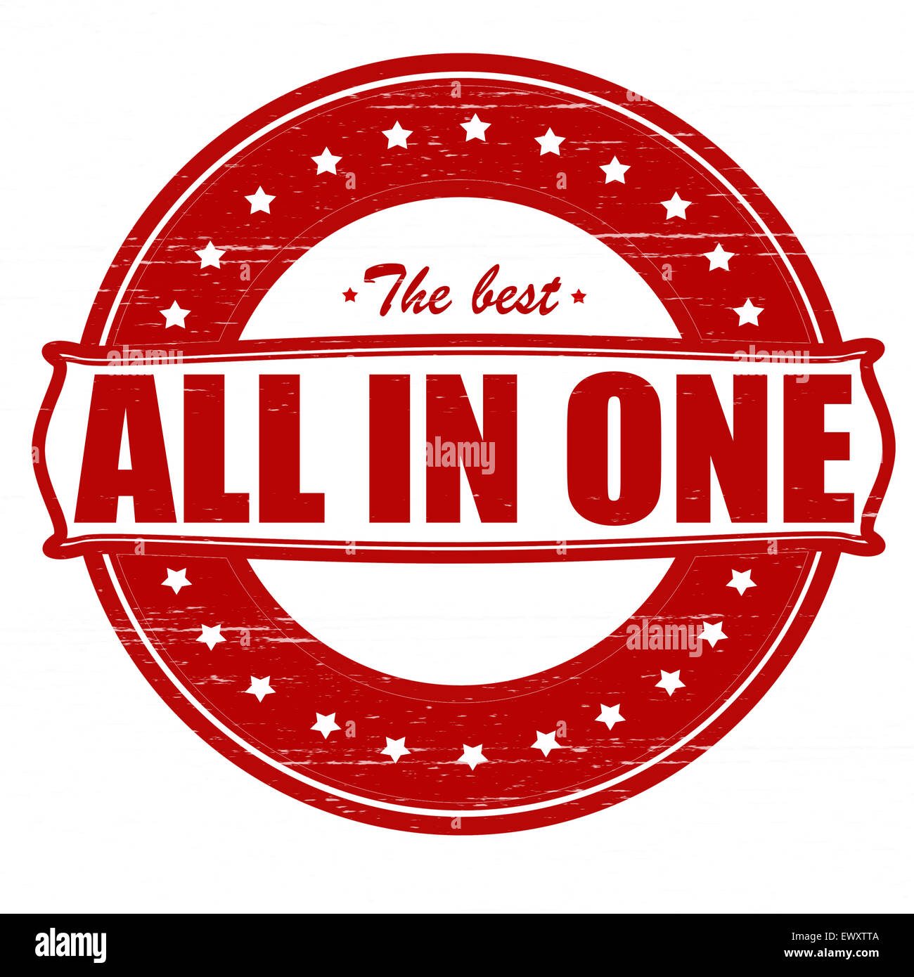 Stamp with text all in one inside hi-res stock photography and images ...