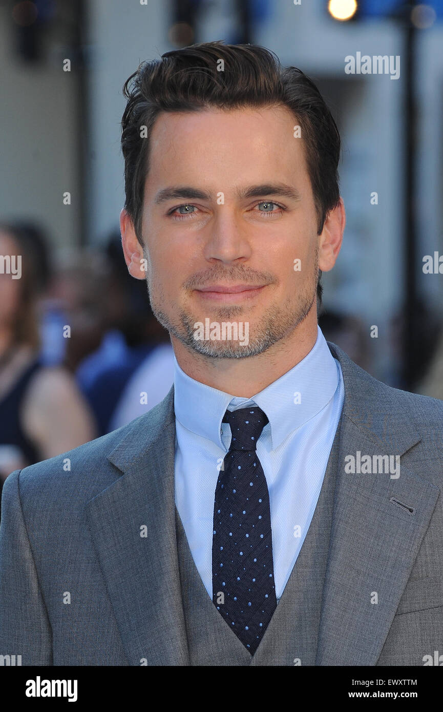 American actor Matt Bomer attends the European Premiere of Magic Mike ...