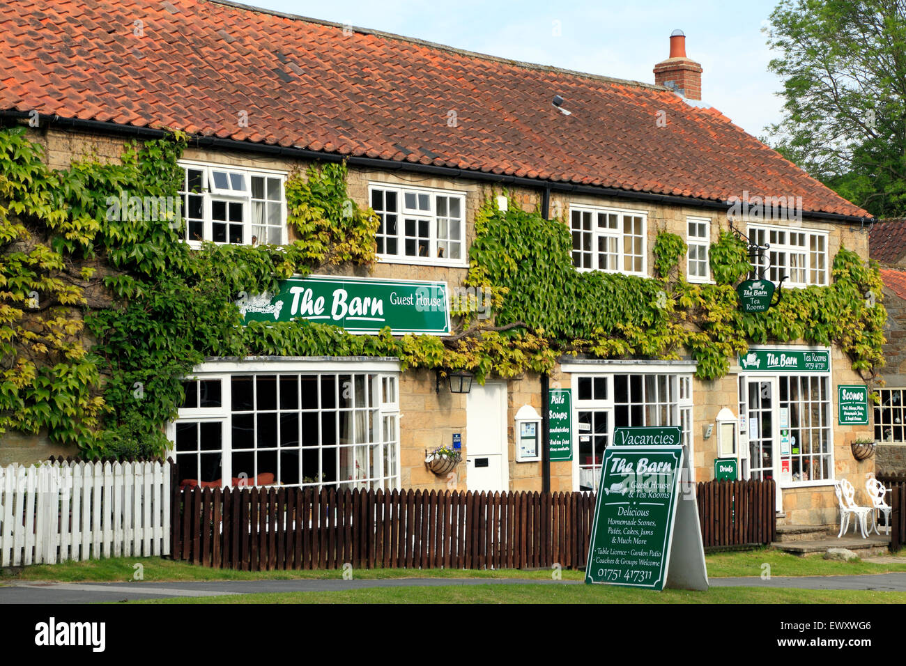 Hutton-le-Hole, Hutton le Hole, The Barn Guest House, Yorkshire Stock ...