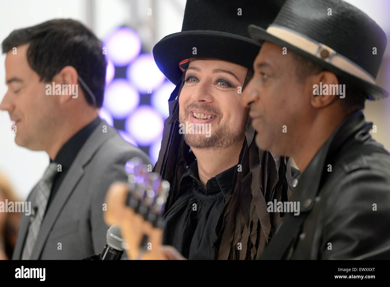 New York, NY, USA. 2nd July, 2015. Boy George on stage for NBC Today ...