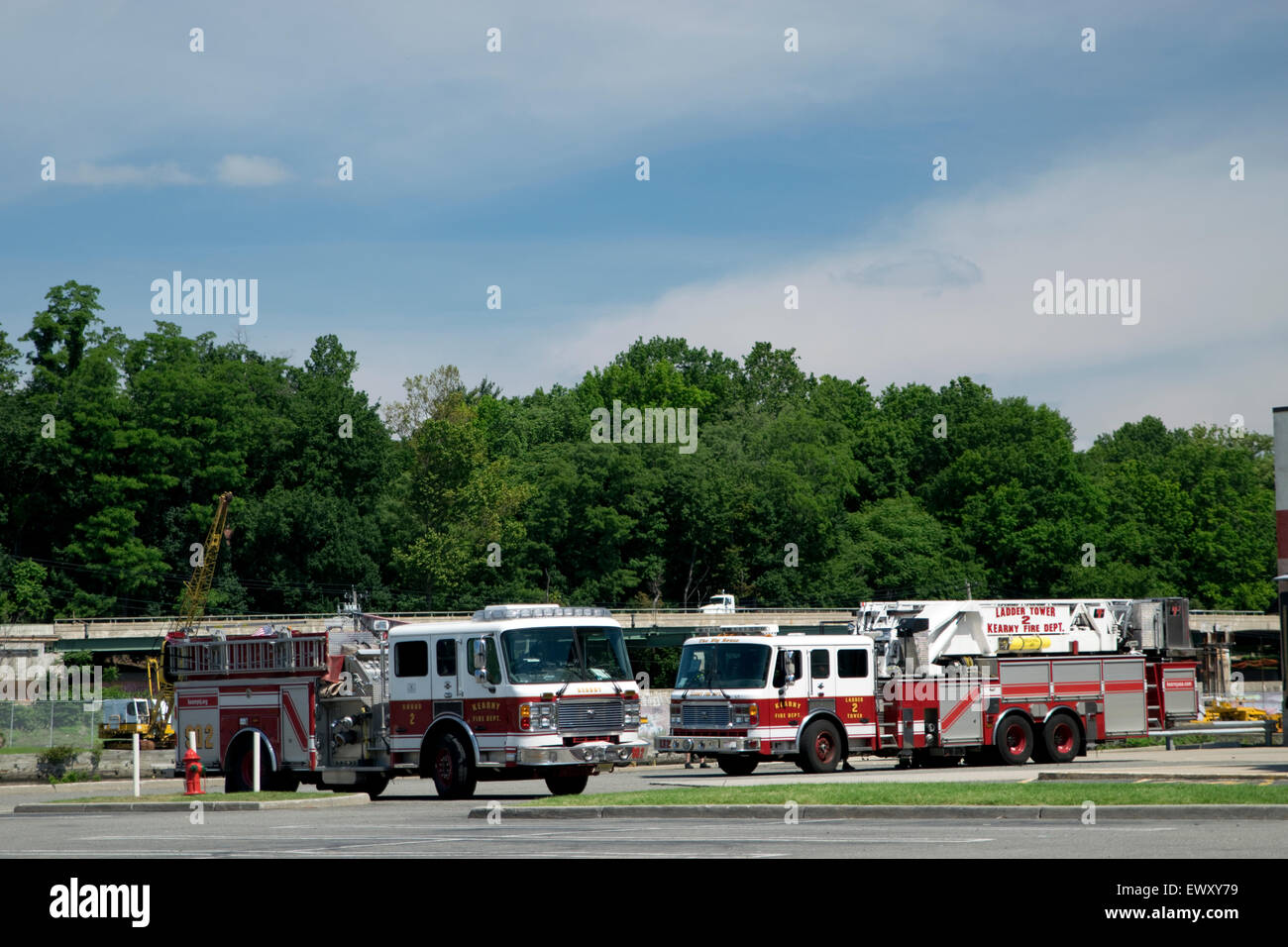 Fire engine and ladder hi-res stock photography and images - Alamy