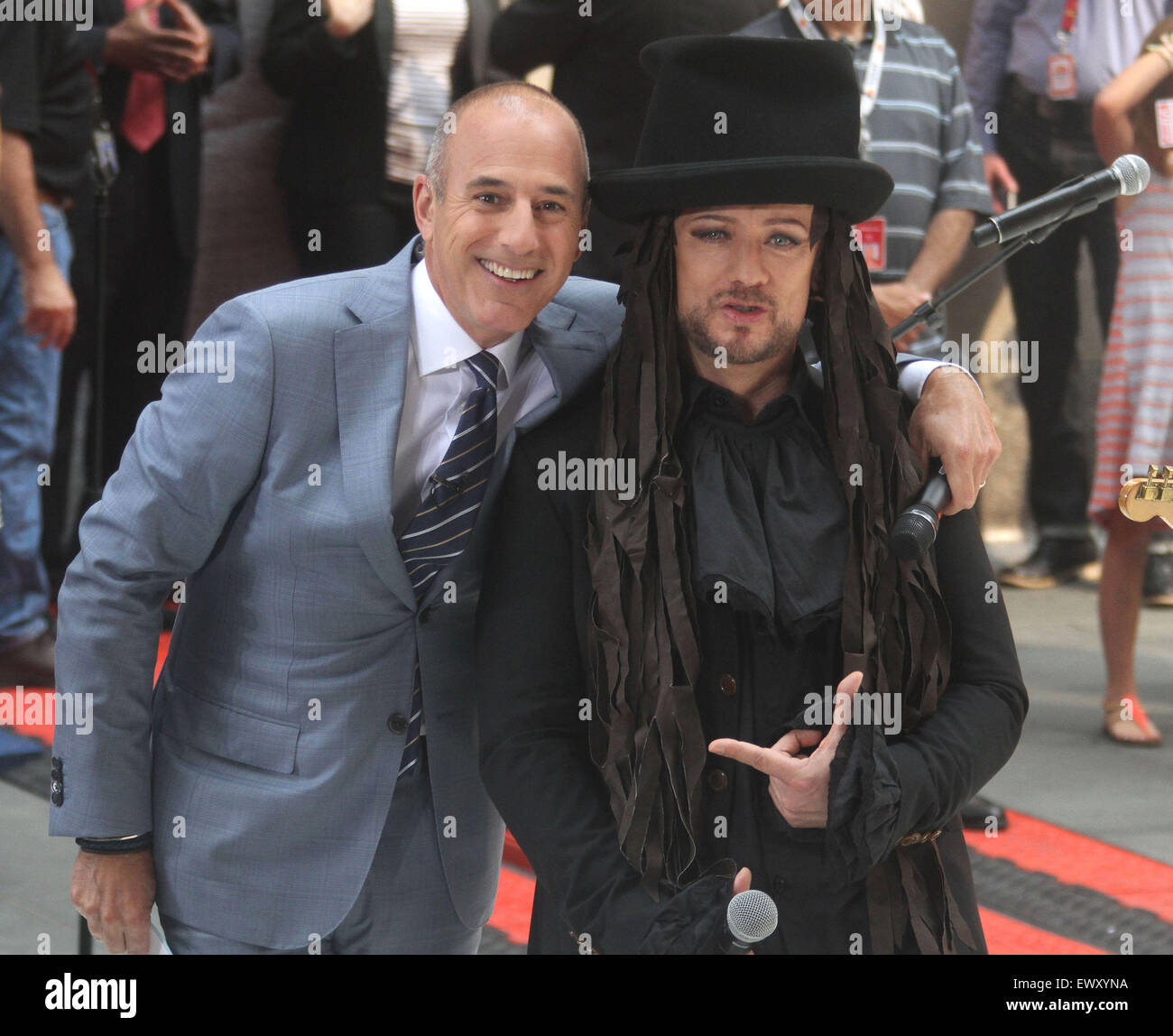 New York, New York, USA. 2nd July, 2015. 'Today' show host MATT LAUER ...