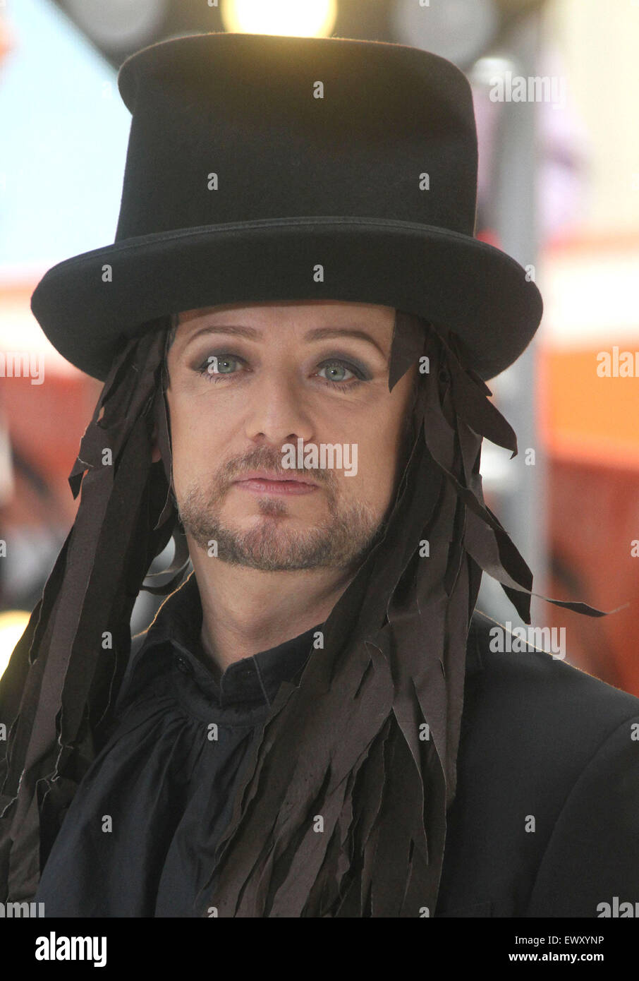 New York, New York, USA. 2nd July, 2015. Singer BOY GEORGE from Culture ...