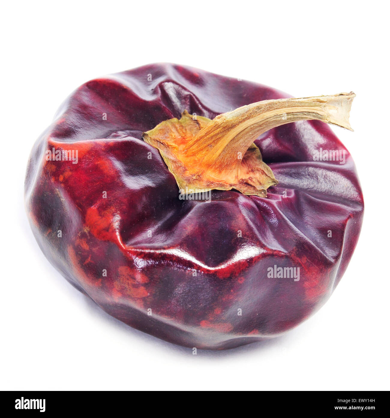 a nora, spanish dried pepper, on a white background Stock Photo - Alamy