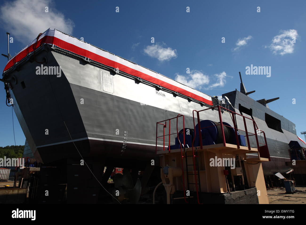 Gdynia, Poland 2nd, July 2015 Polish Navy launches new patrol vessel ...