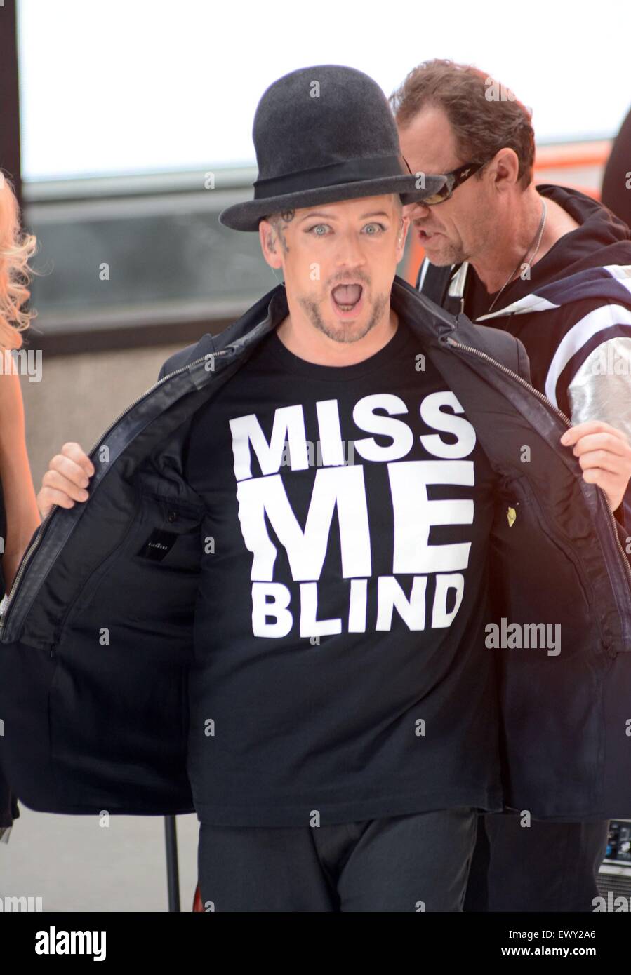 New York, NY, USA. 2nd July, 2015. Boy George on stage for NBC Today ...