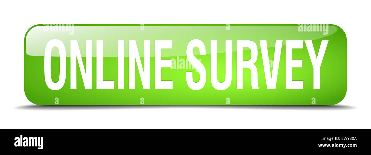 Online survey button square hi-res stock photography and images - Alamy