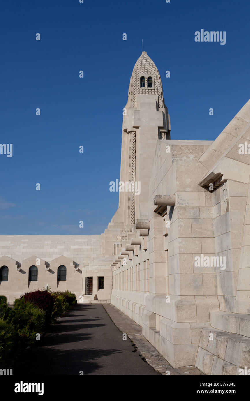 The National Cemetery of Douaumont with the Ossuary of Douaumont in ...