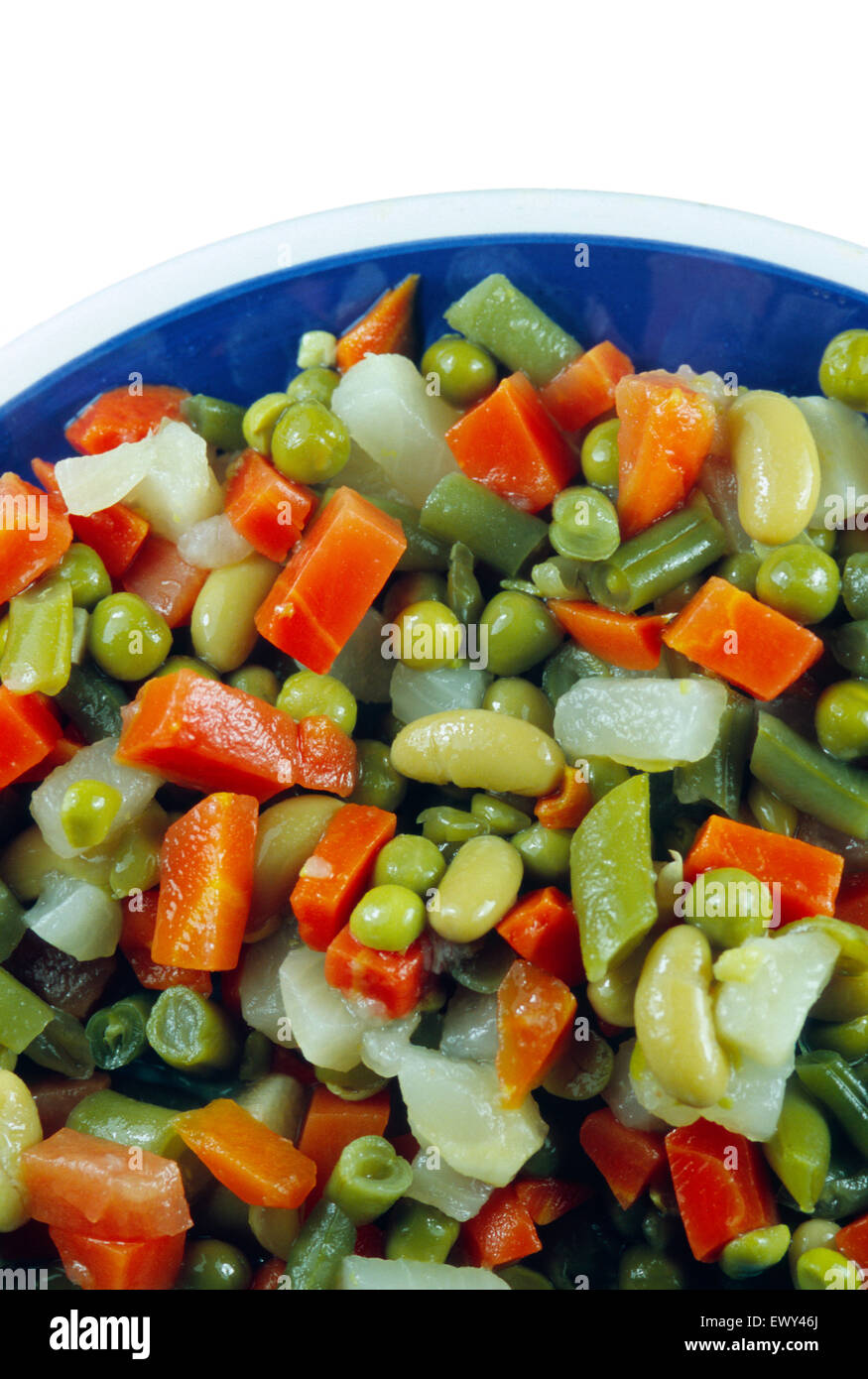 Mixed Vegetables Cooked Stock Photo - Alamy