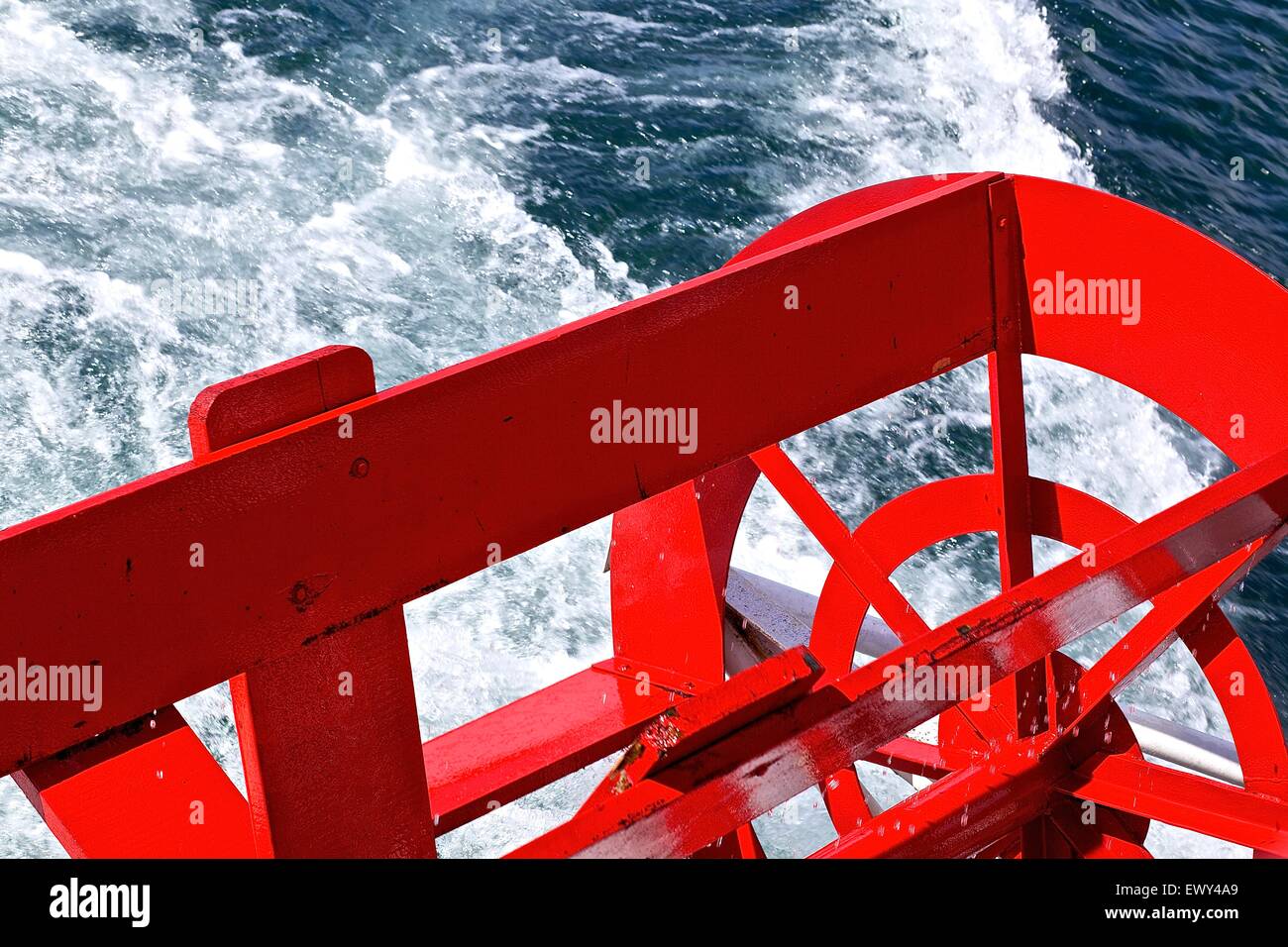 Boat paddle wheel Stock Photo - Alamy