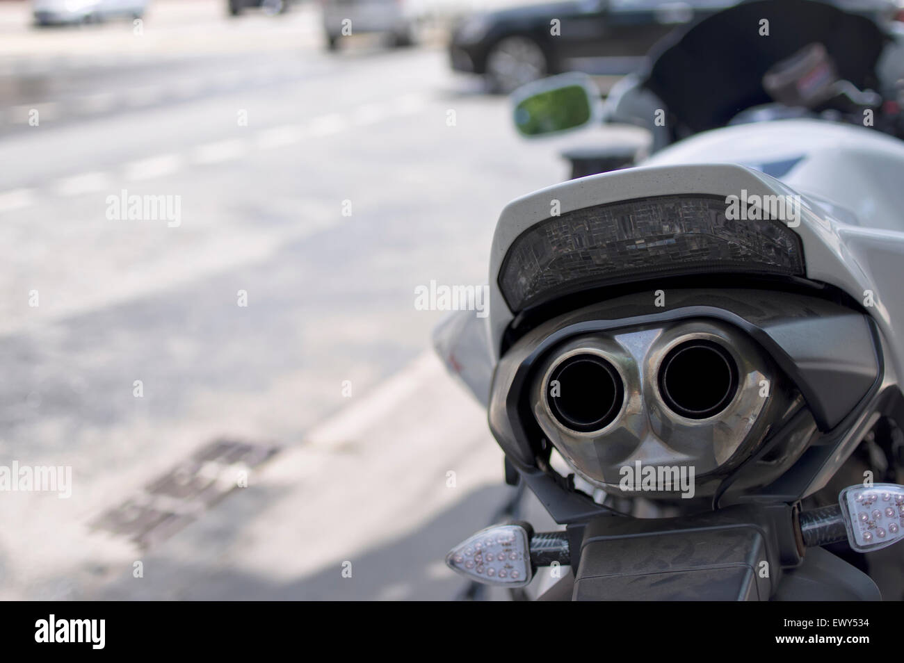 Motorcycle rear light hi-res stock photography and images - Alamy