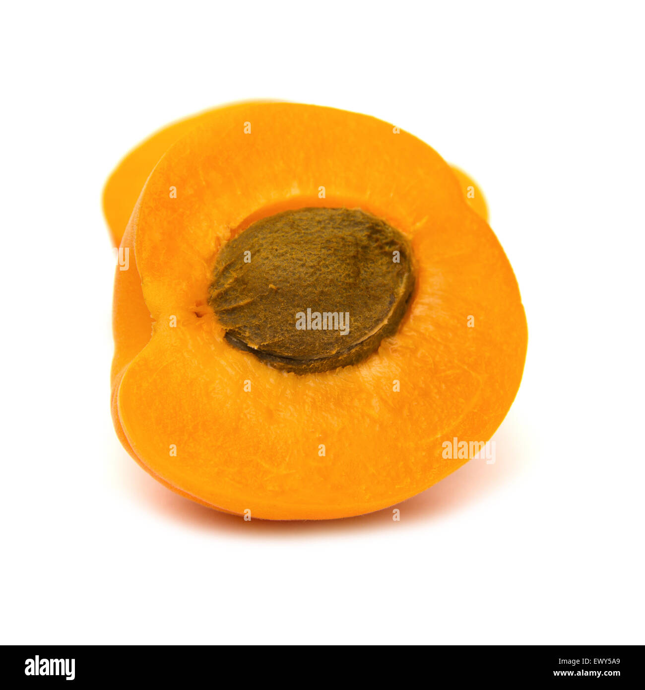 soft ripe apricots isolated on white background Stock Photo - Alamy