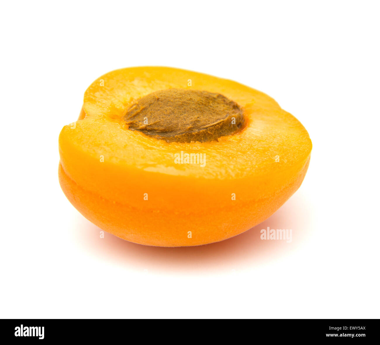 soft ripe apricots isolated on white background Stock Photo - Alamy
