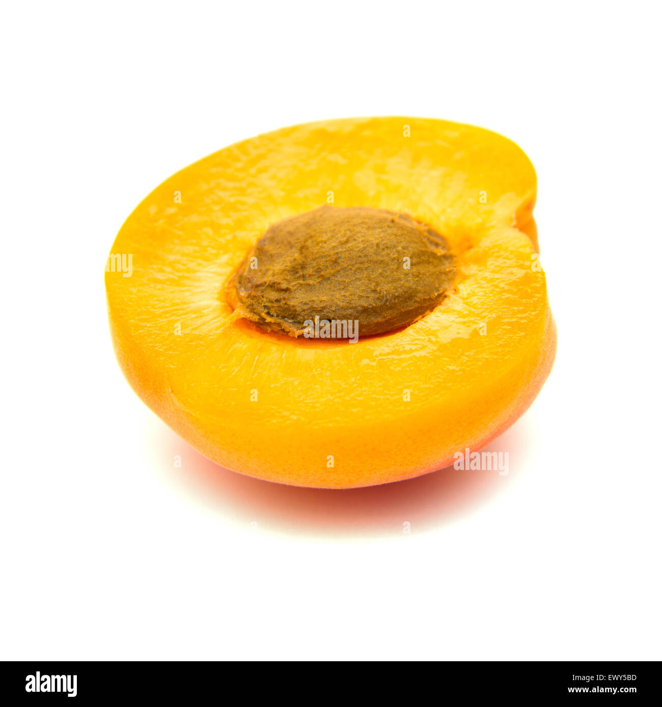 soft ripe apricots isolated on white background Stock Photo - Alamy