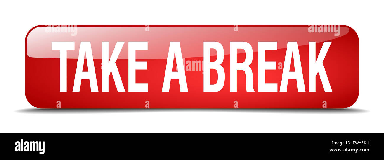 Take break red 3d hi-res stock photography and images - Alamy