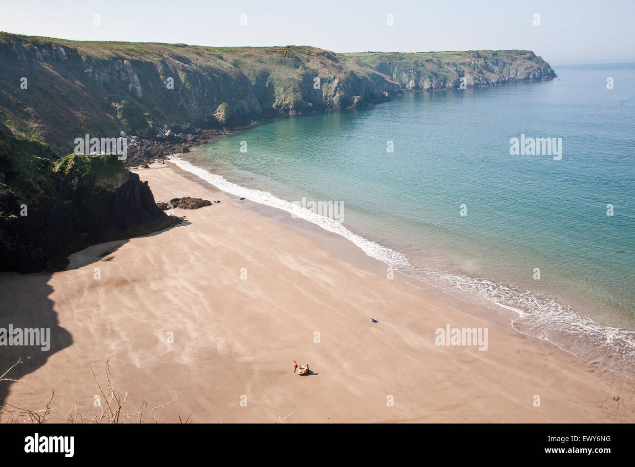 Musselwick Sands near Marloes. Photo taken from Pembrokeshire Coast ...