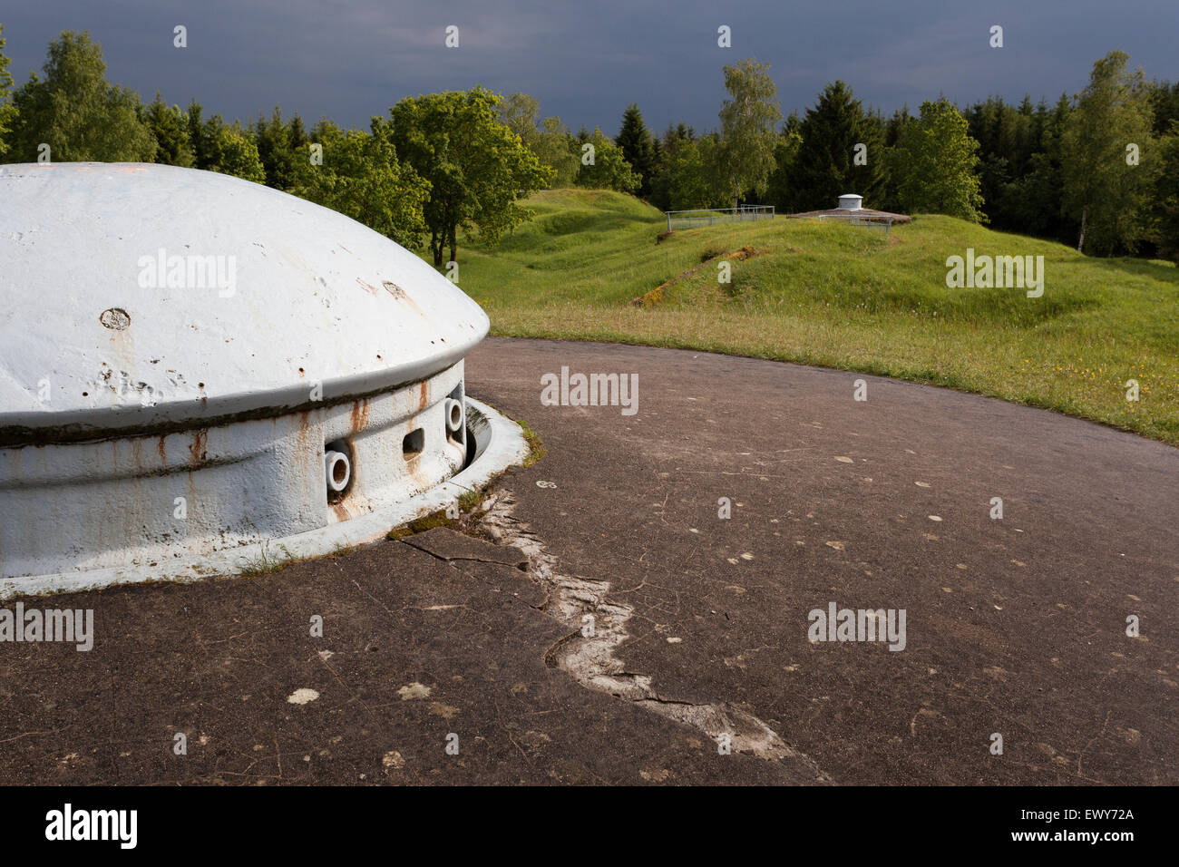 Froideterre Fort near Verdun, part of the First World War French ...