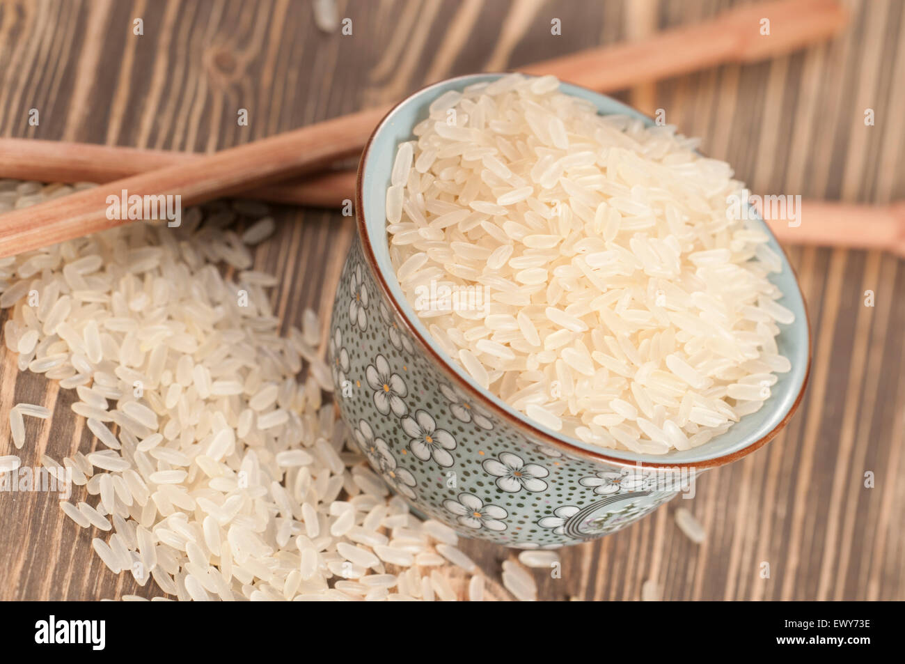 Parboiled rice (raw), closeup shot, local focus Stock Photo - Alamy