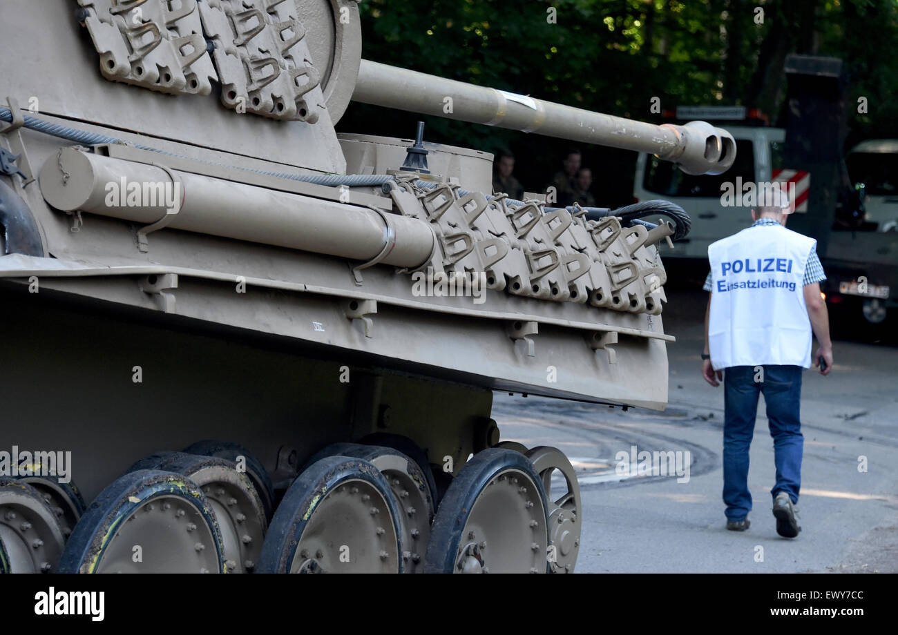Heikendorf, Germany. 02nd July, 2015. A World War Two era Panther ...