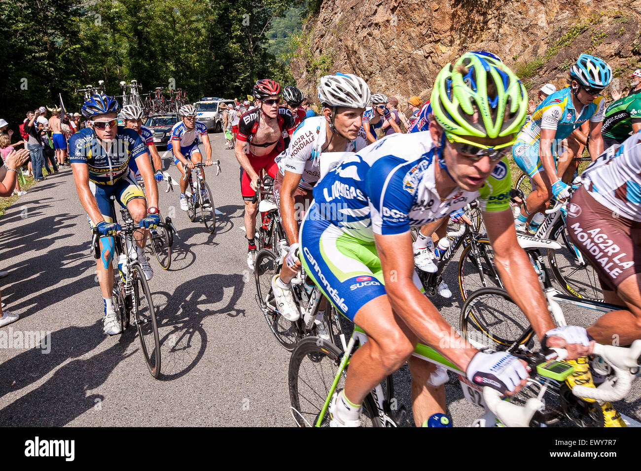 Worlds most famous cycle race pyrenees hi-res stock photography and ...