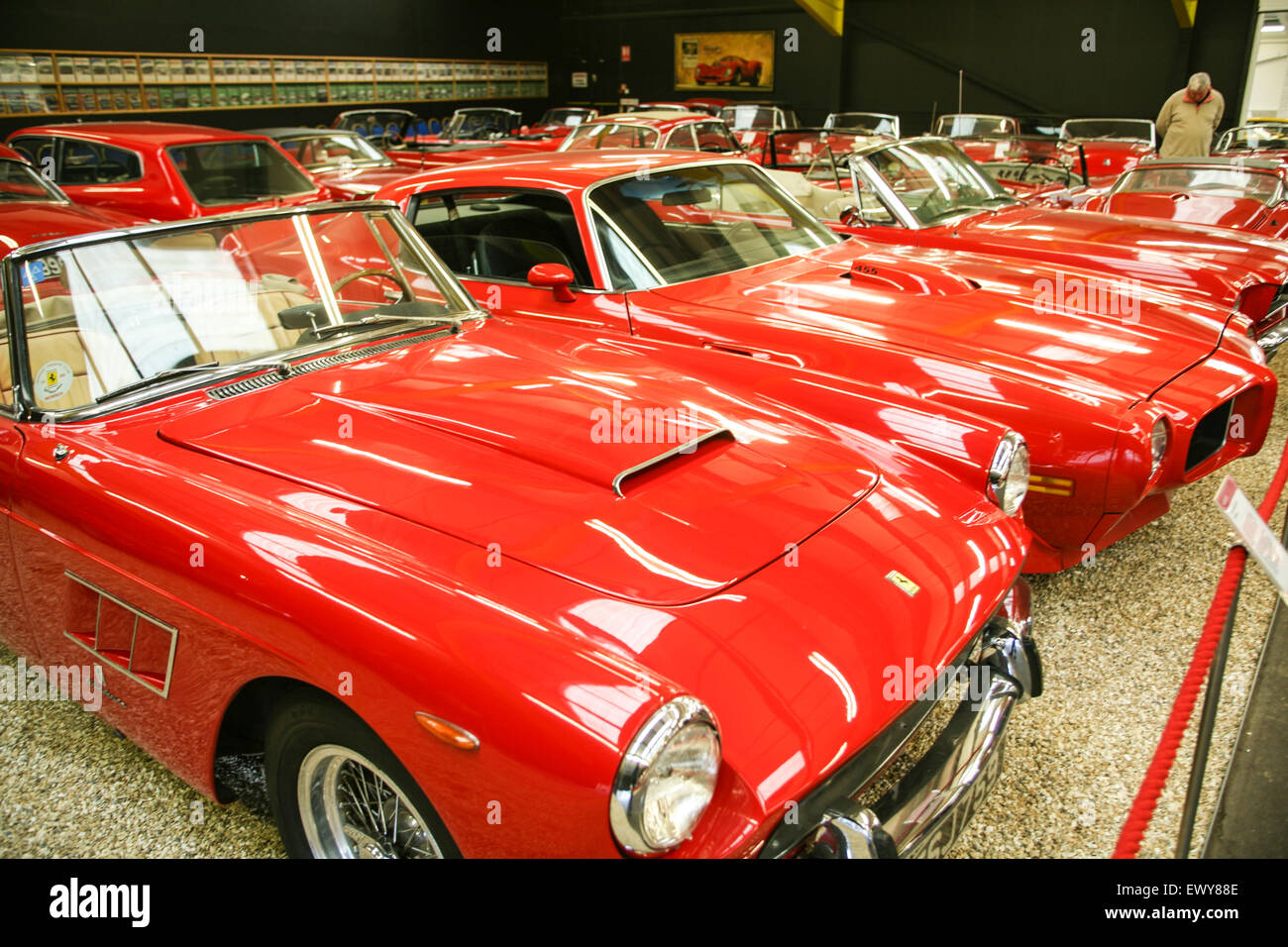 Red,sports,cars,classic,car,cars,Famed,famous, Red Room, at, Haynes ...
